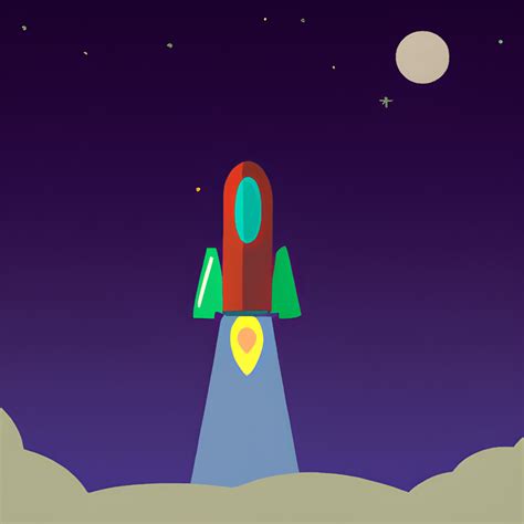 Flying Spaceship Graphic · Creative Fabrica