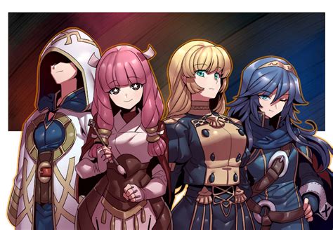 Lucina Ingrid Brandl Galatea Kiran Kiran And Mitama Fire Emblem And More Drawn By