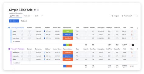 Keep Your Earnings Rolling In With A Bill Template For Excel
