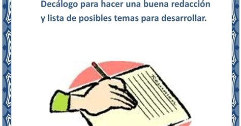 La Clase De De Barrial C Mo Hacer Una Buena Redacci N