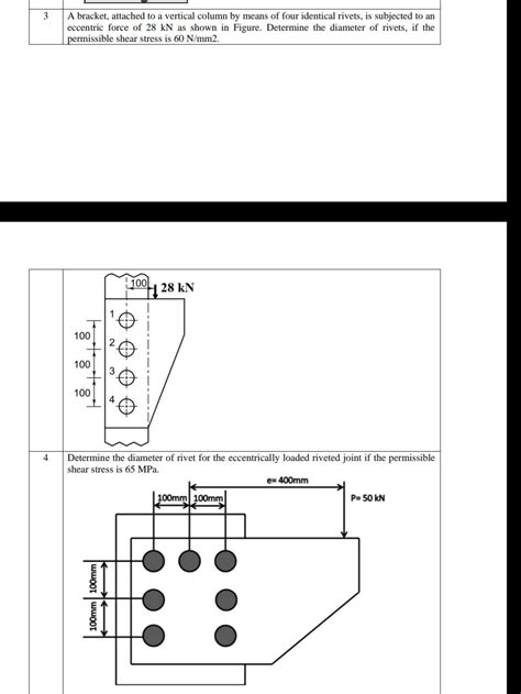 [solved] Determine The Diameter Of Rivet For The