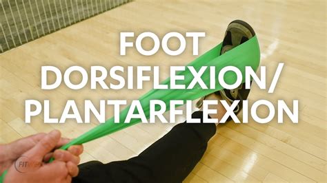 Foot Dorsiflexionplantarflexion Youtube