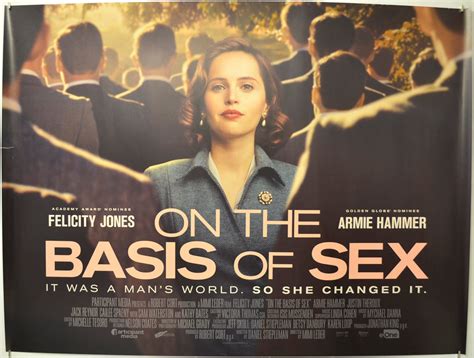 “on the basis of sex” original quad poster film poster movie poste