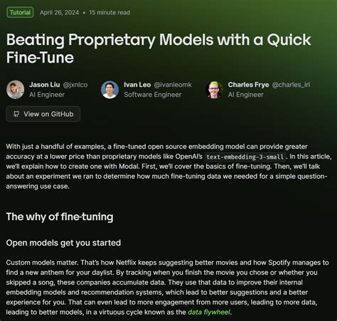 如何对向量大模型（embedding Models）进行微调？几行代码实现相关原理 数据学习者官方网站datalearner