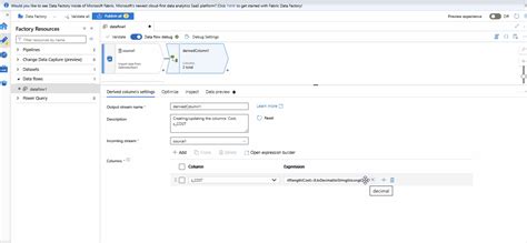 Todecimal Function In Dataflow Of Adfazure Synapse Analytics Not Working Correctly Microsoft Qanda