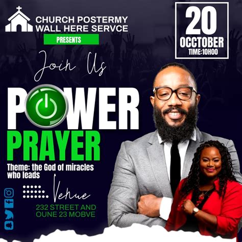 Power Prayer Template Postermywall