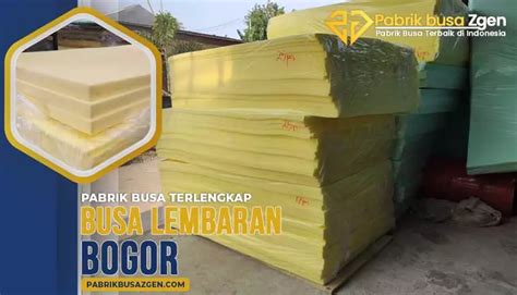 Jual Busa Lembaran Bogor Harga Promo Terbaru 2026