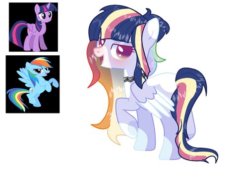 Twilight Rainbow Dash By Leahfroggy On Deviantart