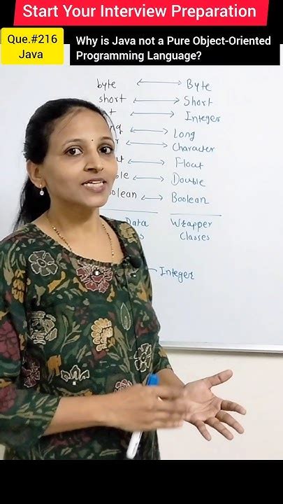 Why Is Java Not Called A Pure Object Oriented Language Shorts Youtubeshorts Viral Youtube