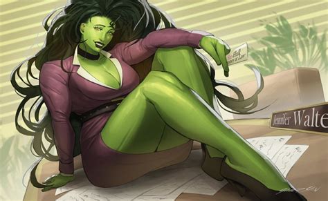 She Hulk Marvel Drawn By Sheep Shin Danbooru