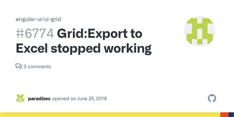 Gridexport To Excel Stopped Working · Issue 6774 · Angular Uiui Grid