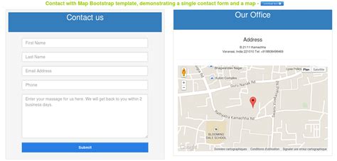Bootstrap Contact Form Template Sourcecodester