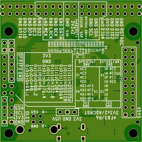 XMOS Multichannel High Quality USB To From I S DSD SPDIF PCB W