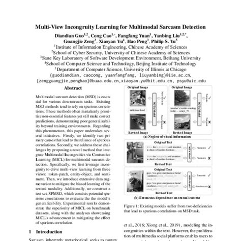 Multi View Incongruity Learning For Multimodal Sarcasm Detection Acl Anthology