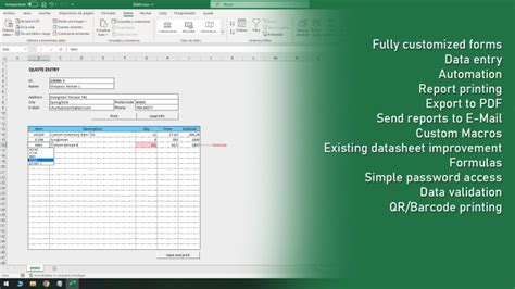 create a custom excel spreadsheet or improve yours with vba by themindo