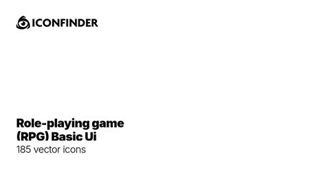 Role Playing Game RPG Basic Ui Icons By Maxicons