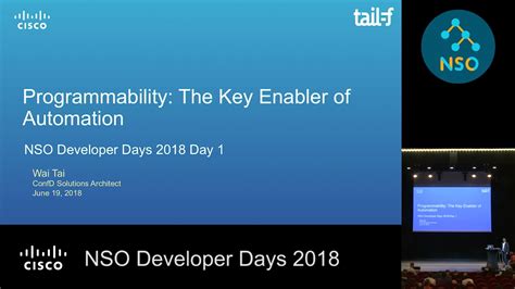 nso dev days programmability the key enabler of automation cisco