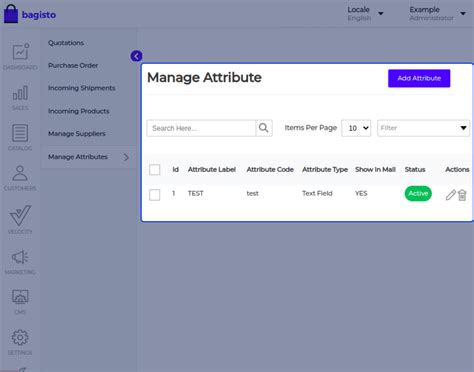 Laravel Bagisto Purchase Order Management Bagisto