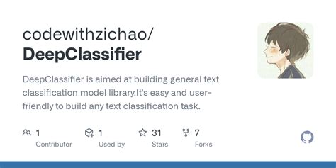 Github Codewithzichao Deepclassifier Deepclassifier Is Aimed At Building General Text