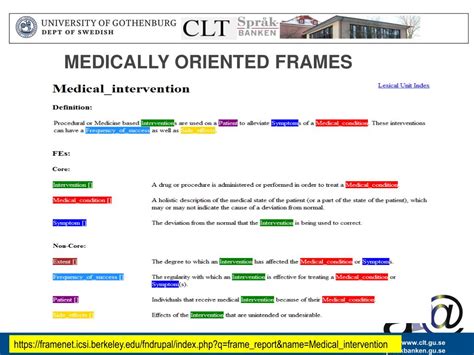 Ppt Medication Extraction From Clinical Data Using Frame Semantics Powerpoint Presentation