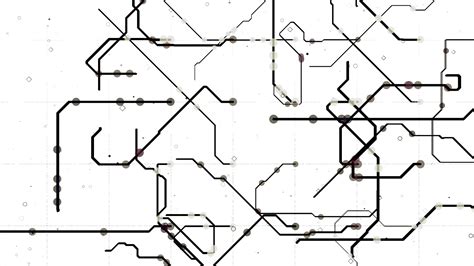 electric scheme circuit with bright abstract signals flowing into