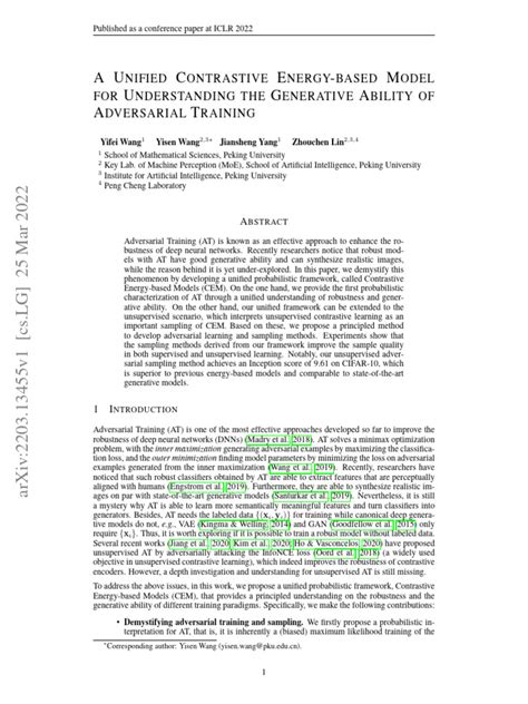A Unified Contrastive Energy Based Model For Understanding The Generative Ability Of Adversarial