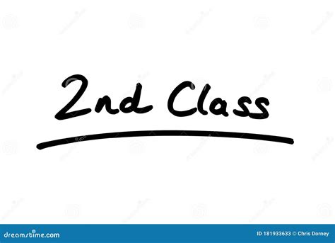 2nd Class Stock Illustration Illustration Of Classing 181933633
