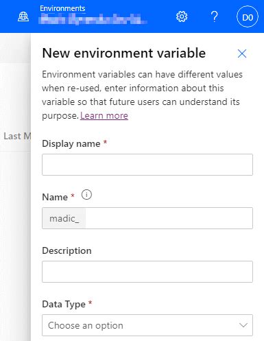 Working With Power Automate Create An Environment Variable Azurecurve