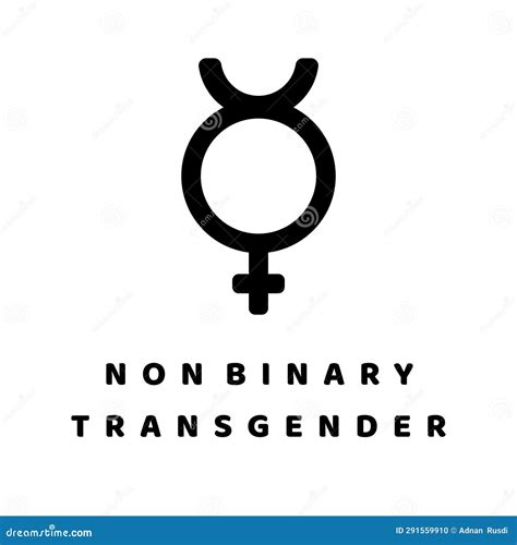 Transgender Gender Symbol Part Of Lgbt Community Vector Illustration