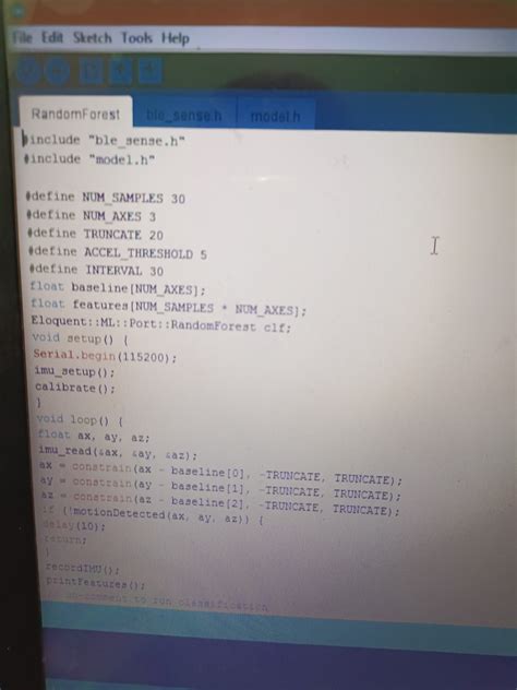 How To Upload Trained Model In Arduino Nano Ble Rd Party Boards