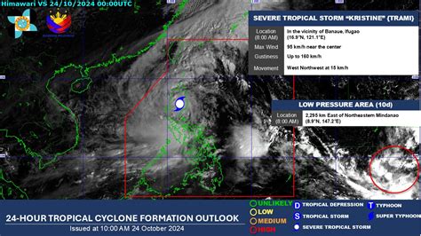 Pagasa Potential New Tropical Depression May Develop After Bagyong Kristine The Filipino Times