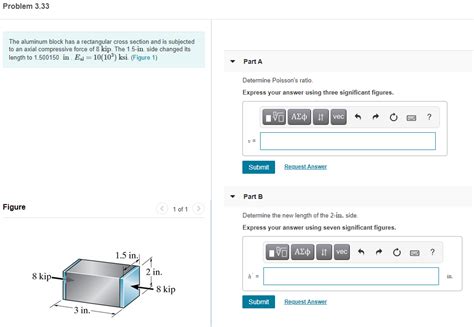 Solved Problem The Aluminum Block Has A Rectangular Chegg