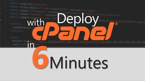 Cpanel Website Deployment In 6 Minutes Youtube