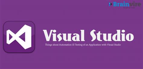 Automation UI Testing Essentials Know How With Visual Studio