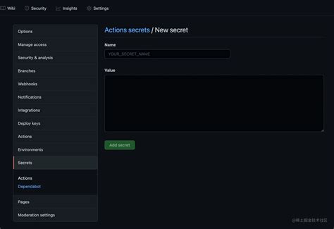 利用git Actions部署vuepress背景 最近打算在git上发布一个学习笔记文档，文档使用 Vuepress 掘金