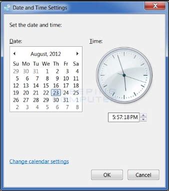 How To Change The Date And Time