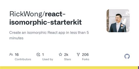 Github Rickwong React Isomorphic Starterkit Create An Isomorphic React App In Less Than Minutes