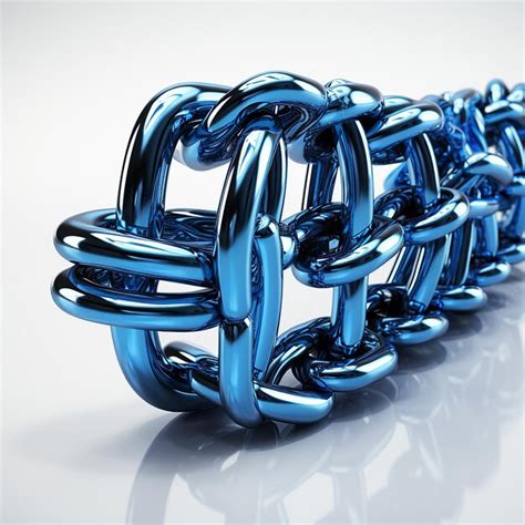 Premium Photo Fluid Unity Metallic Chain Linked In A Loop Moving