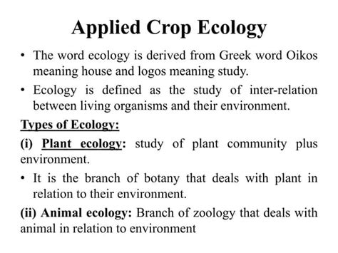 01 Applied Crop Ecology Copy Pptx