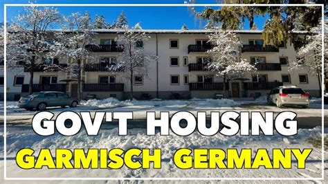 Military Stairwell Housing Tour Artillery Kaserne Garmisch Germany