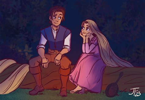 Just Joshin Around — Redraw Of One Of My Favorite Scenes In Tangled