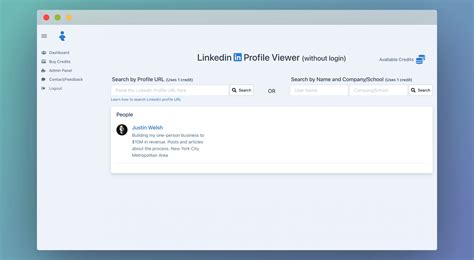 Linkedin Profile Viewer