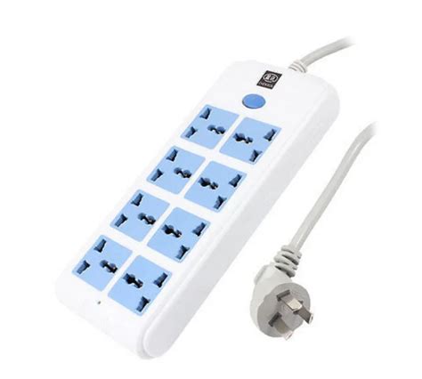 AC 250V 16A 2 5M Cable Multi Type Plug Sockets 8 Outlet Electric Adapter AU Plug In Switches