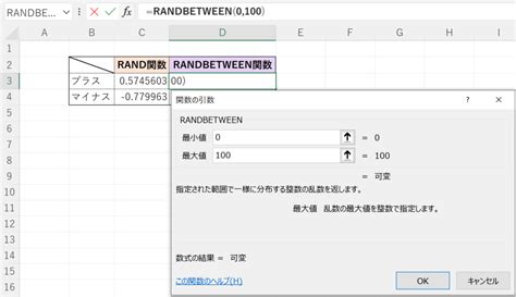 【excel】excelで乱数を発生させる方法（rand関数とrandbetween関数） あおちゃのパソコン教室