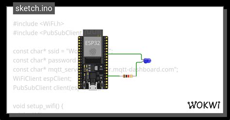 Mqtt Test Wokwi ESP STM Arduino Simulator
