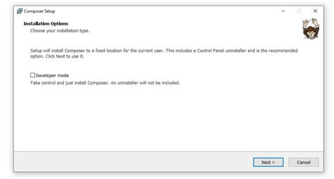 tutorial cara download dan install composer