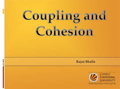 Ppt Coupling And Cohesion In Software Modules Powerpoint Presentation