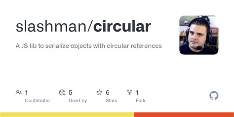 Github Slashmancircular A Js Lib To Serialize Objects With Circular References
