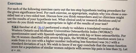 Solved Exercises For Each Of The Following Exercises Carry Chegg