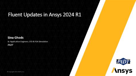 Fluent Updates In Ansys 2024 R1 Webinar Padt